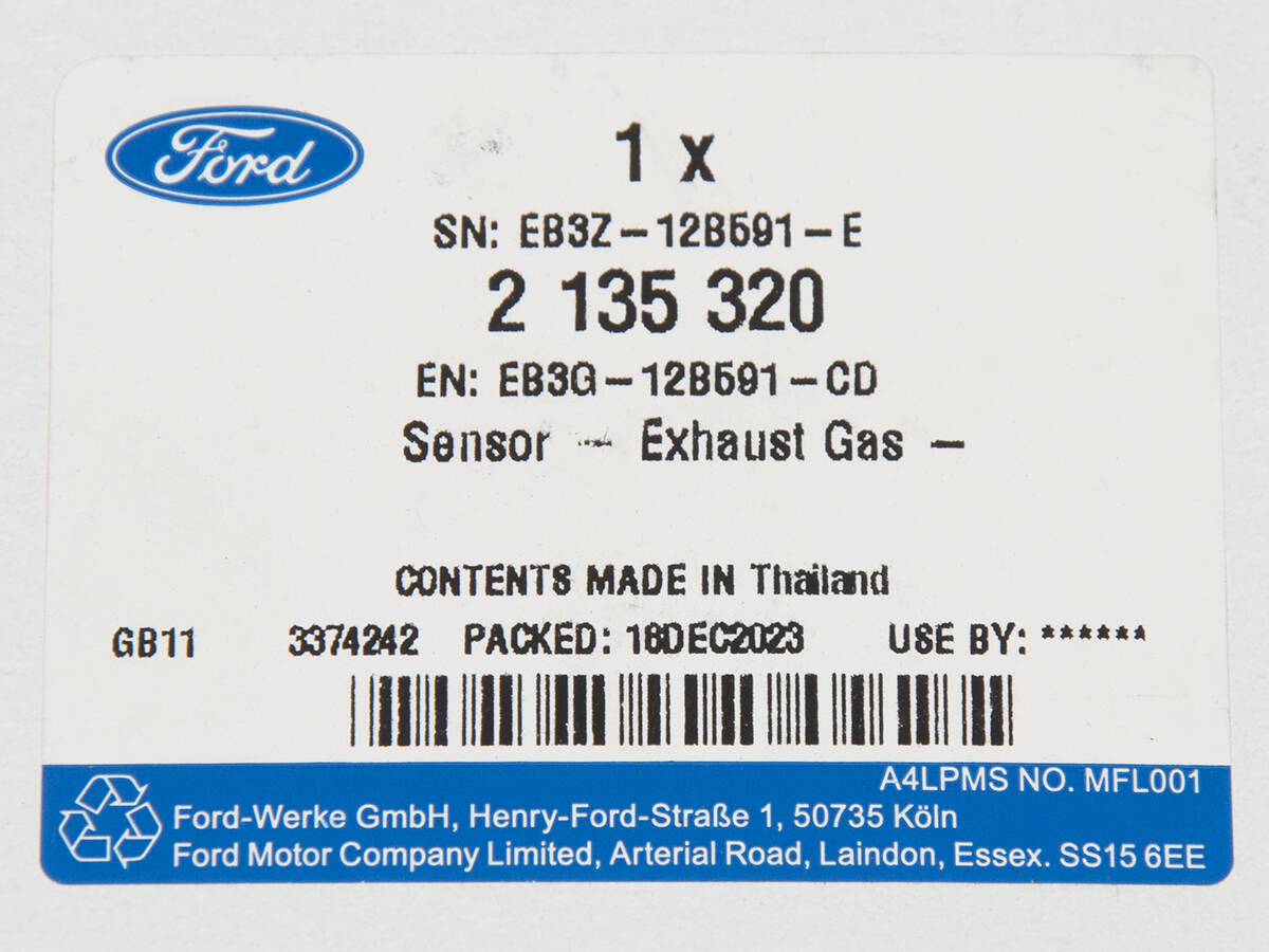 CZUJNIK TEMPERATURY SPALIN RANGER 17- _ 2135320 _ EB3G-12B591-CD | 2019 ...