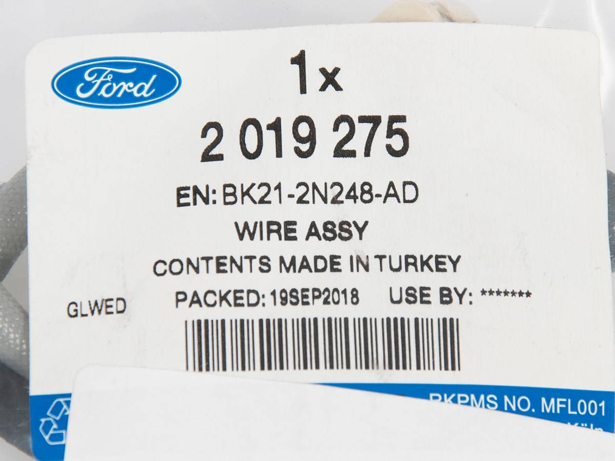 CZUJNIK ZUŻYCIA KLOCKÓW HAMULCOWYCH PRZÓD TRANSIT 14- 19- _ 2019275 ...