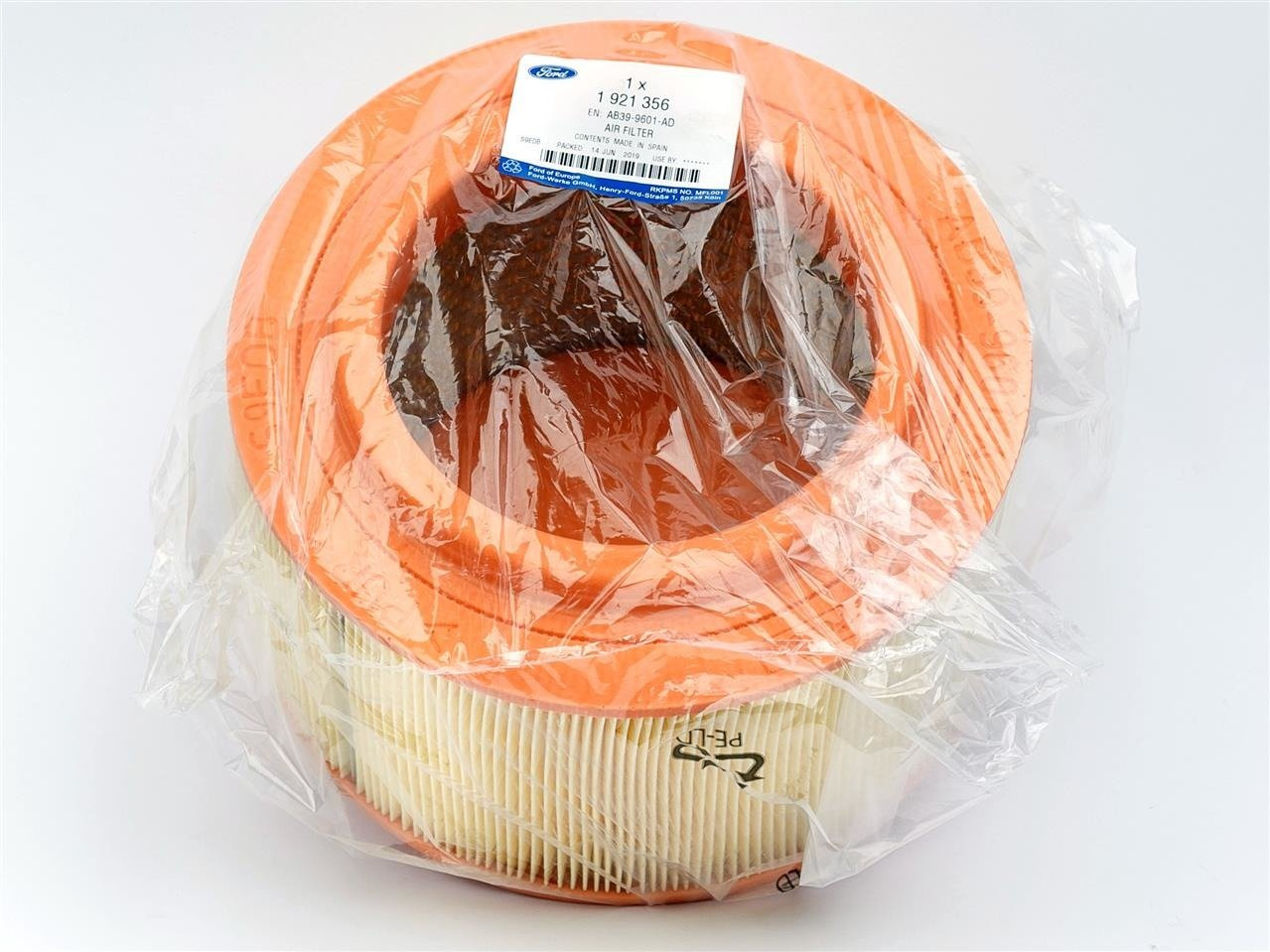 FILTR POWIETRZA RANGER 2012- 2,2 /2,5 /3,2 TDCI _ 1921356 _ AB39-9601 ...