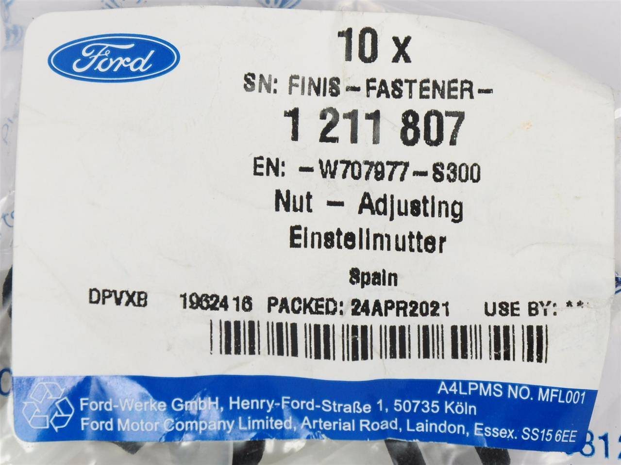 GNIAZDO MOCOWANIA LAMP I ZDERZAKA ECOSPORT 13- 17- _ 1211807 _ W707977 ...