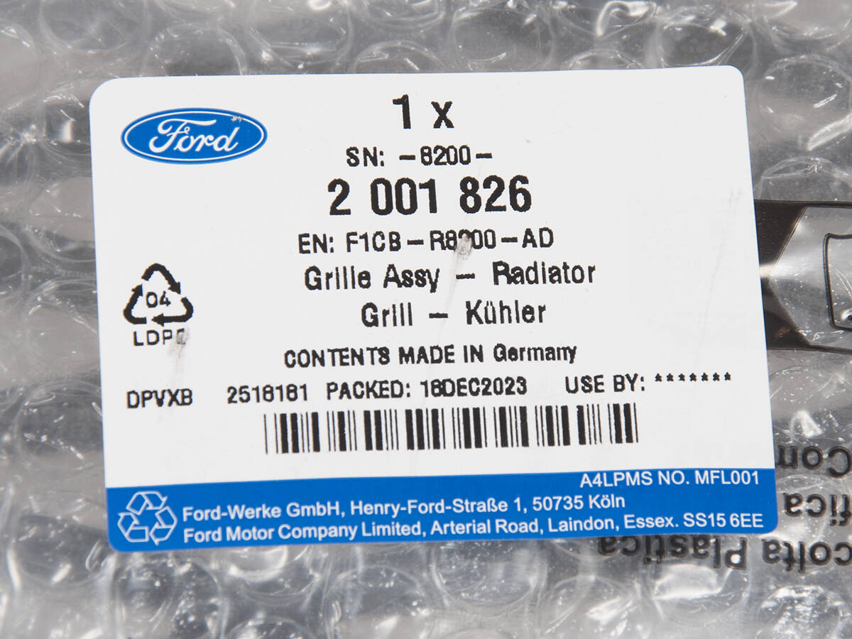 GRILL ZDERZAKA PRZEDNIEGO C-MAX 15-19 _ 2001826 _ F1CB-R8200-AD _ GTU ...