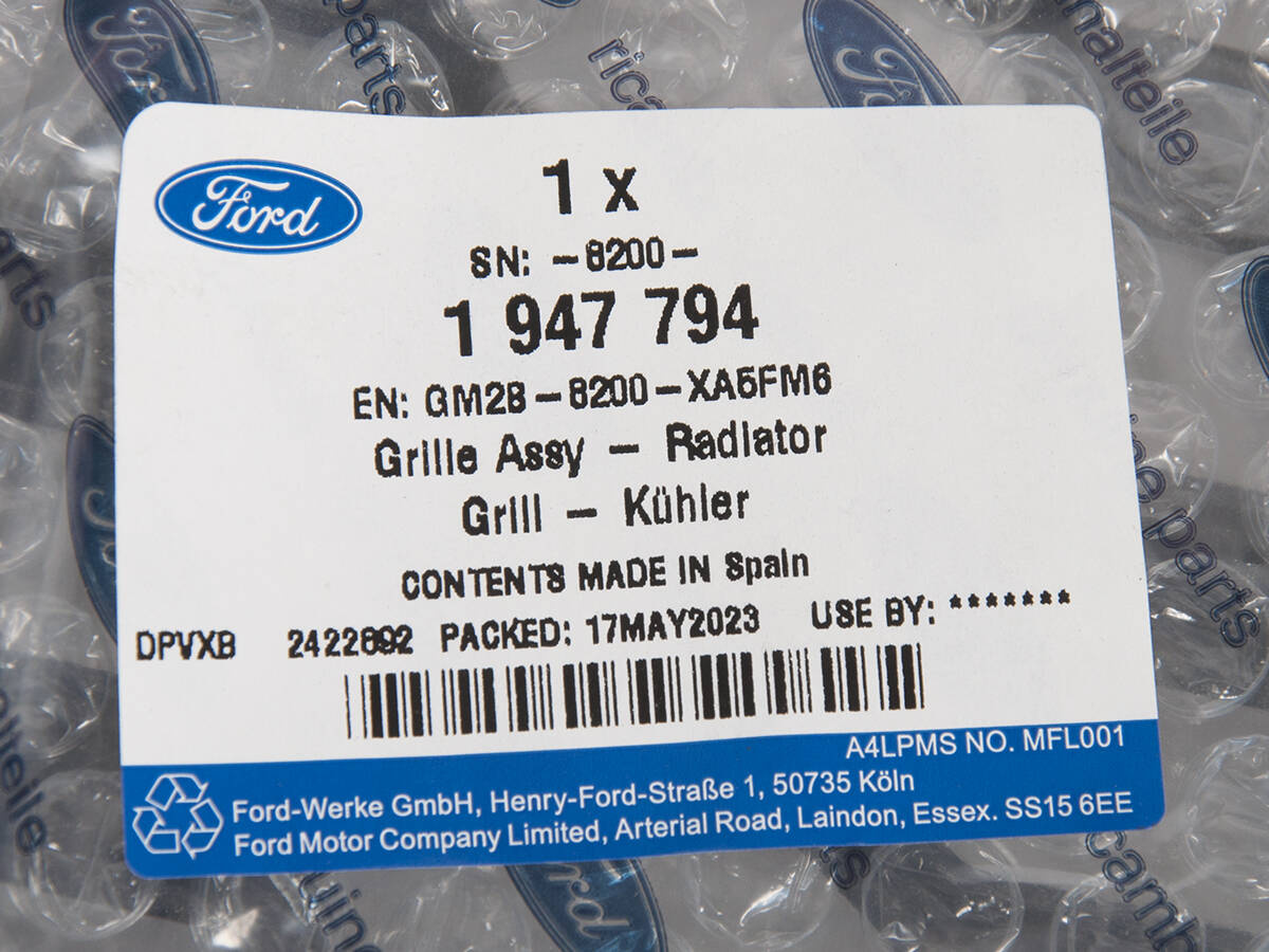 GRILL ZDERZAKA S-MAX/GALAXY 16- / BEZ KAMERY-WIDEO Z PRZODU _ 1947794 ...