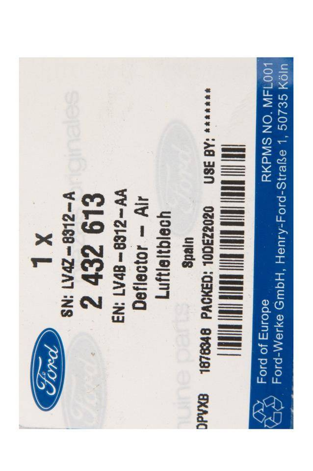KIEROWNICA POWIETRZA GÓRNA KUGA ESCAPE USA 2020- _ 2432613 _ LV4B-8312 ...