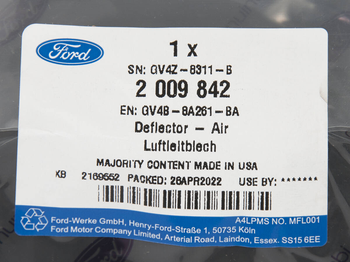 KIEROWNICA POWIETRZA LEWA KUGA ESCAPE 16-19 _ 2009842 _ GV4B-8A261-BA ...