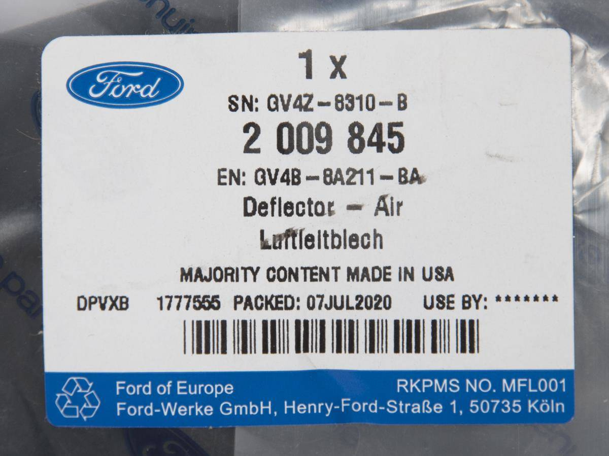 KIEROWNICA POWIETRZA PRAWA KUGA ESCAPE 16- 2.5L _ 2009845 _ GV4B-8A211 ...