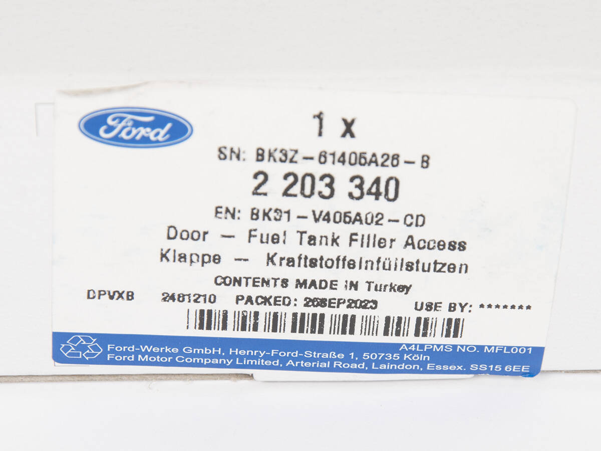 KLAPKA POKRYWA WLEWU PALIWA TRANSIT 14- 19- _ 2203340 _ BK31-V405A02-CD ...