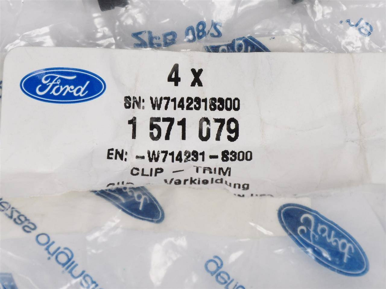 KOŁEK SPINKA LISTWY NADWOZIA TRANSIT 14- 19- _ 1571079 _ W714231-S300 ...