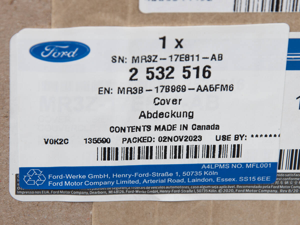 KRATKA LEWA HALOGENU MUSTANG 21- _ 2532516 _ MR3B-17B969-AA5FM6 | 2021 ...