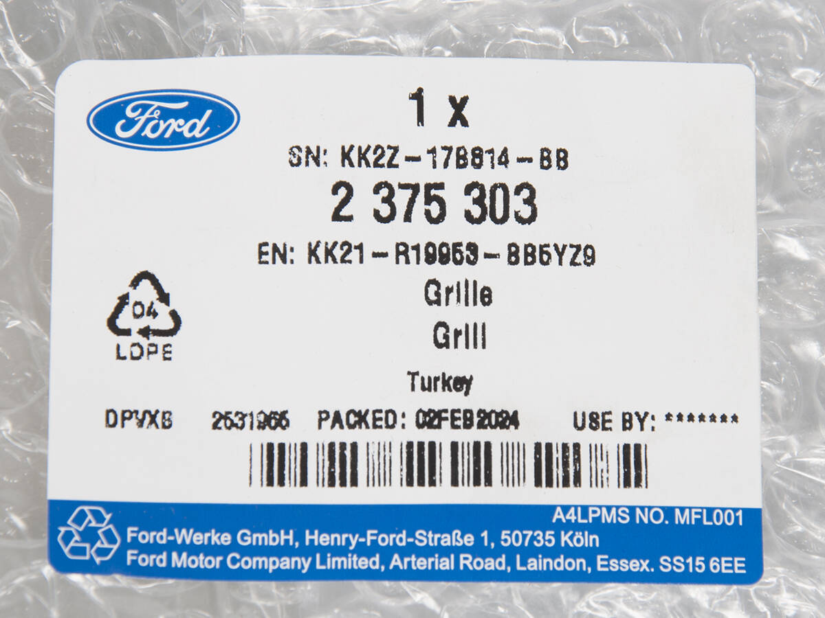 KRATKA LEWA HALOGENU TRANSIT/TOURNEO CUSTOM 19- _ 2375303 _ KK21-R19953-BB5YZ9 _ GTU_07 | 2019 ...