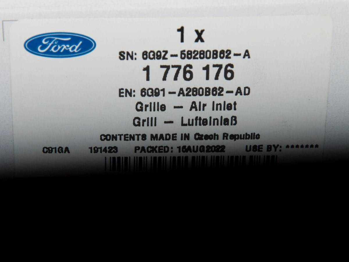 KRATKA WENTYLACYJNA TYLNA S-MAX / GALAXY TRANSIT | | Ford Original Parts