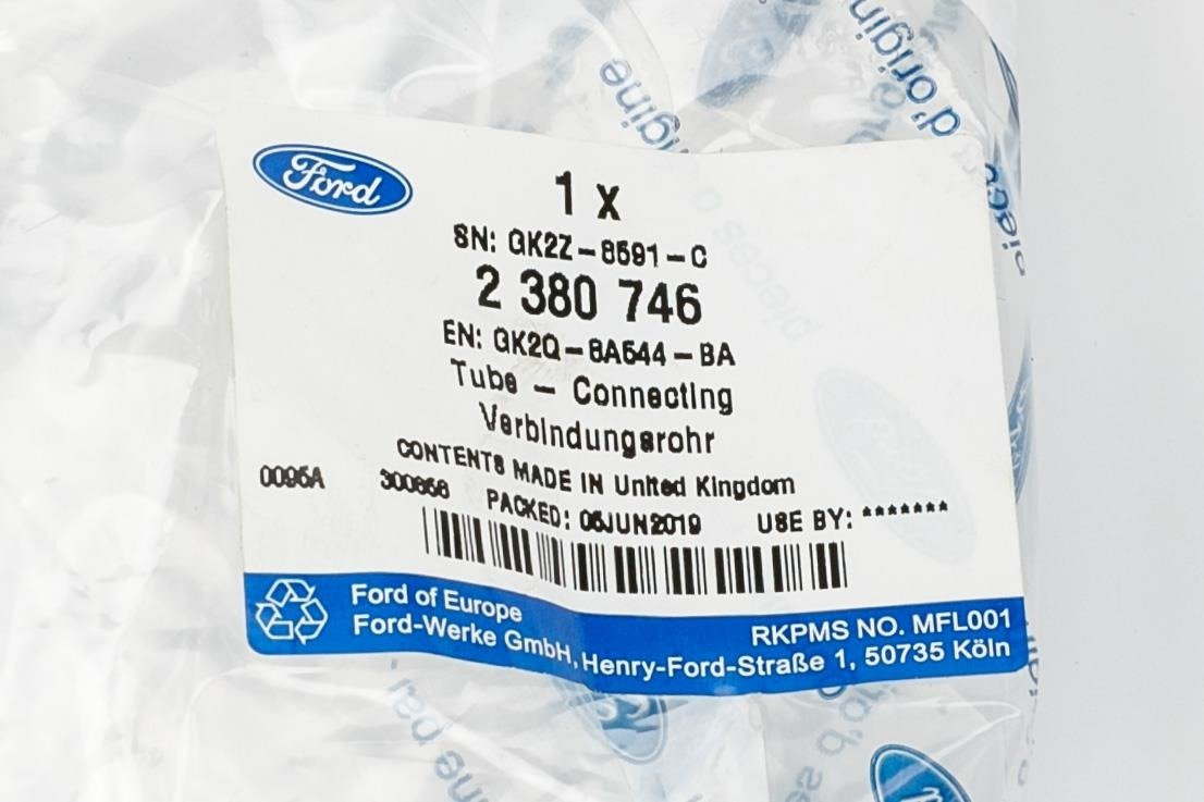 KRÓCIEC POMPY WODY TRANSIT 16- 19- CUSTOM 16- _ 2380746 _ GK2Q-8A544-BA ...