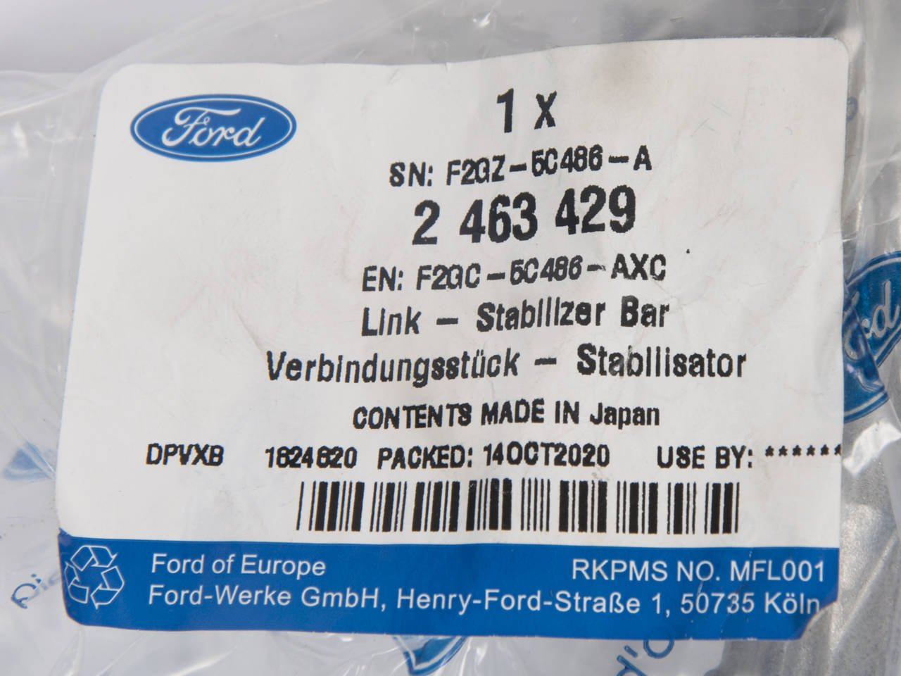 ŁĄCZNIK STABILIZATORA TYŁ EDGE MUSTANG S-MAX _ 2463429 _ F2GC-5C486-AXB ...