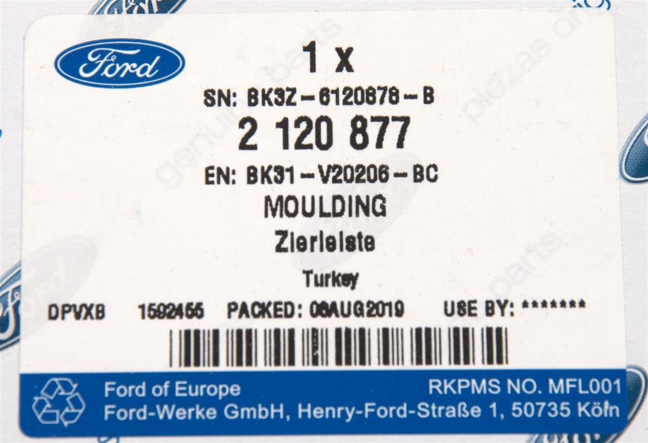 LISTWA LEWA POD WLEWEM PALIWA TRANSIT 14- 19- _ 2120877 _ BK31-V20206 ...