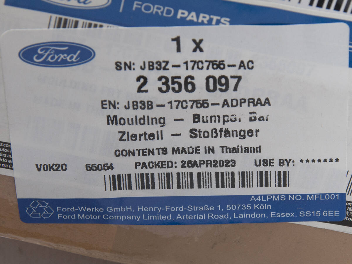 LISTWA LEWA REFLEKTORA RANGER 19- REDBACK _ 2356097 _ JB3B-17C755 ...