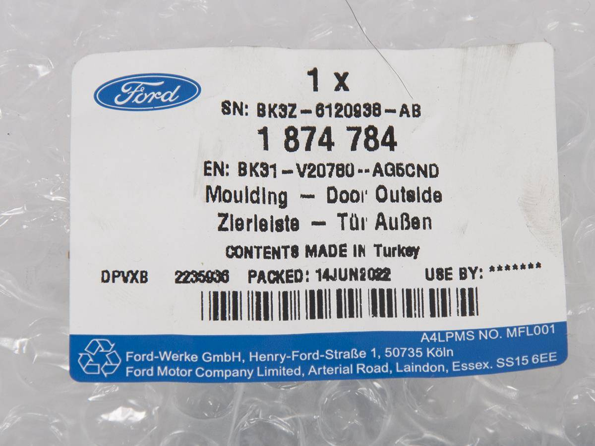 LISTWA PRAWA DRZWI PRZEDNICH TRANSIT 2014-_ 1874784 _ BK31-V20780 ...