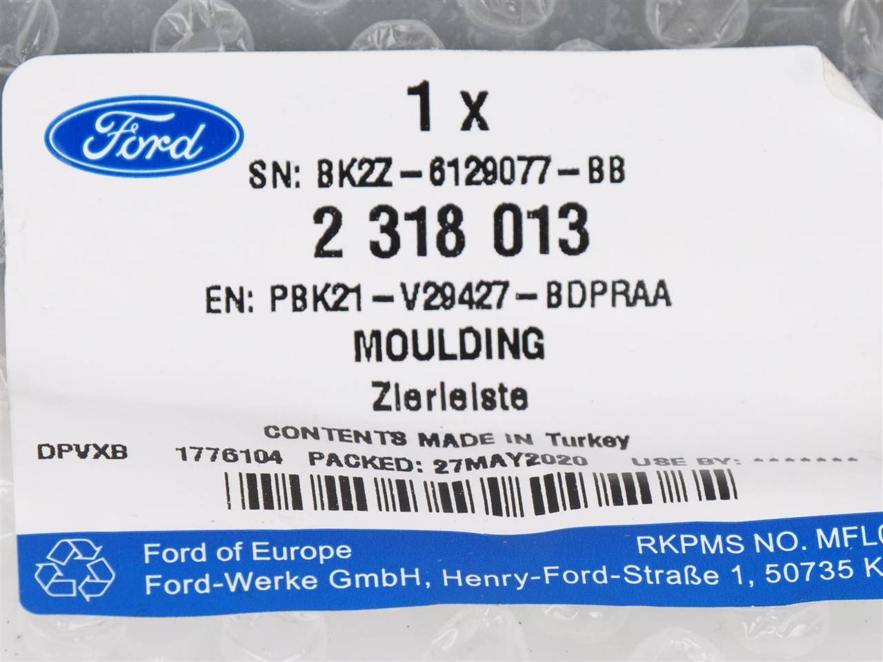 LISTWA PROGOWA SRODEK TRANSIT/TOURNEO CUSTOM 2012- _ 2318013 _ PBK21 ...