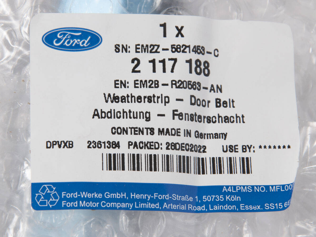 LISTWA PRZYSZYBOWA LEWA PRZEDNIA S-MAX 15- _ 2117188 _ EM2B-R20563-AN ...