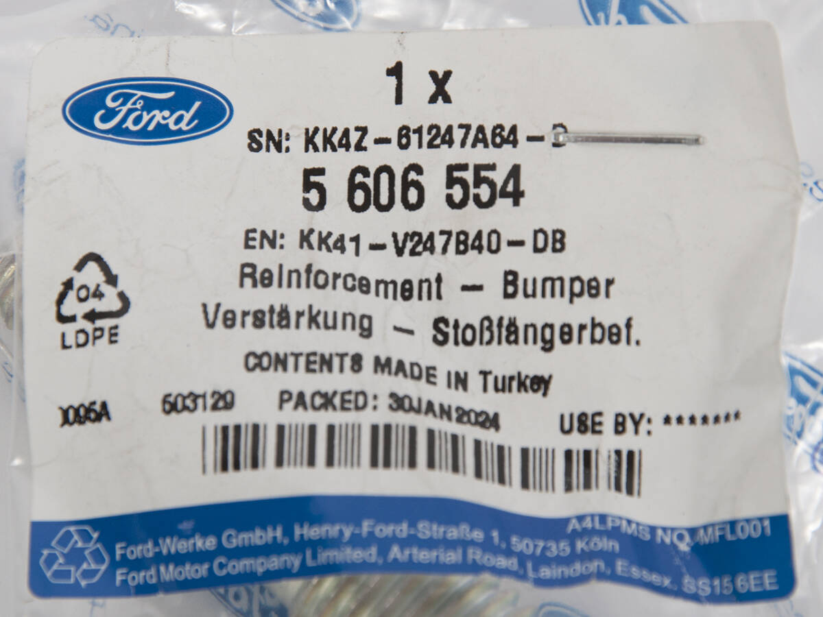 MOCOWANIE ODBOJU DOLNEGO TYLNYCH DRZWI TRANSIT 18- | | Ford Original Parts