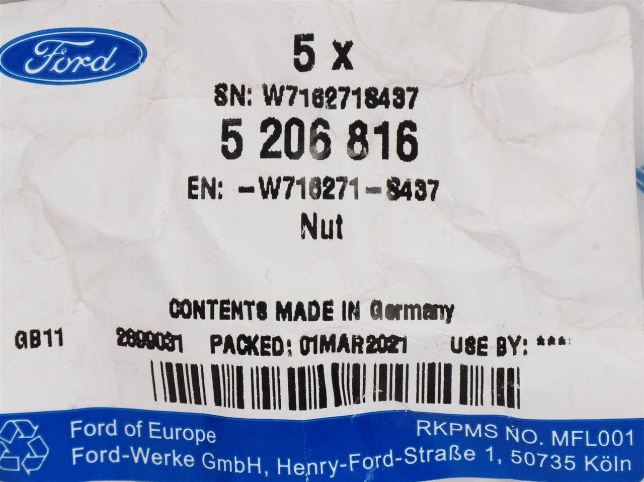 NAKRETKA M8 TURBOSPRĘŻARKI FORD WIELE MODELI _ 5206816 _ W716271-S437 ...