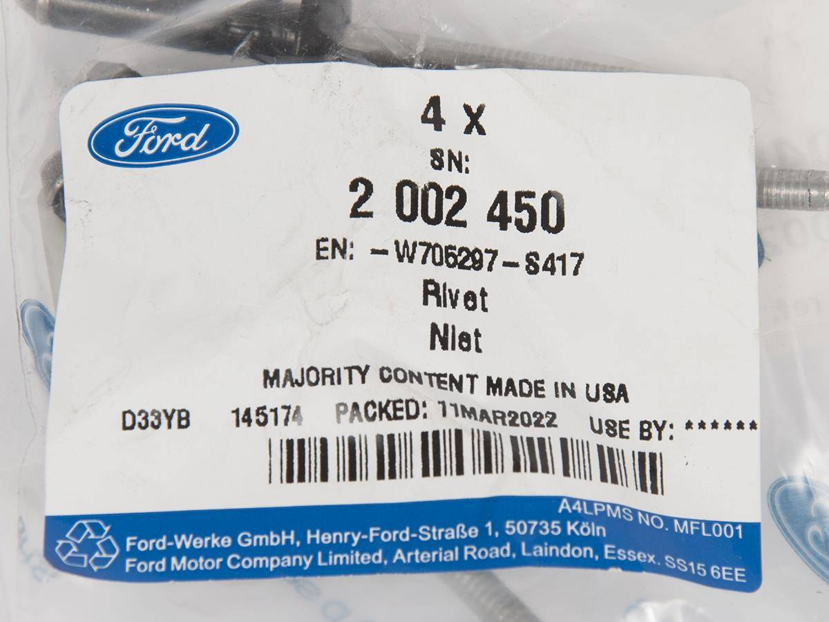 NIT M6 X 17MM SPOJLERA ZDRZAKA PRZÓD KA+ 16- 18- _ 2002450 _ W705297 ...