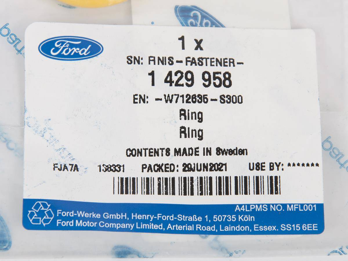 ORING 26.3 X 3MM UKŁADU KLIMATYZACJI C-MAX 10- 15- _ 1429958 _ W712635 ...