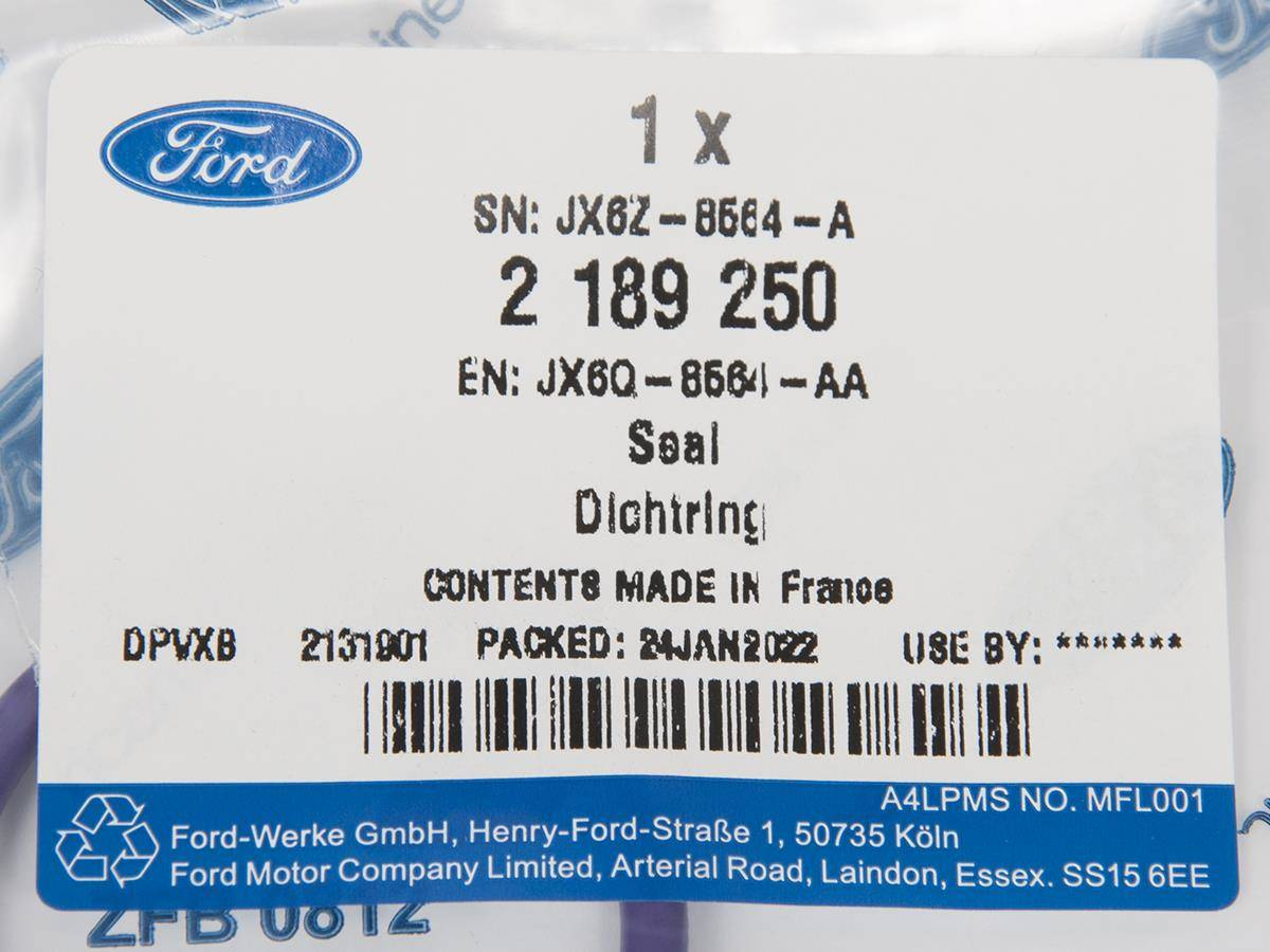 ORING KRÓĆCA WODY 1.5 TDCI KUGA ECOSPORT FOCUS _ 2189250 _ JX6Q-8564-AA ...