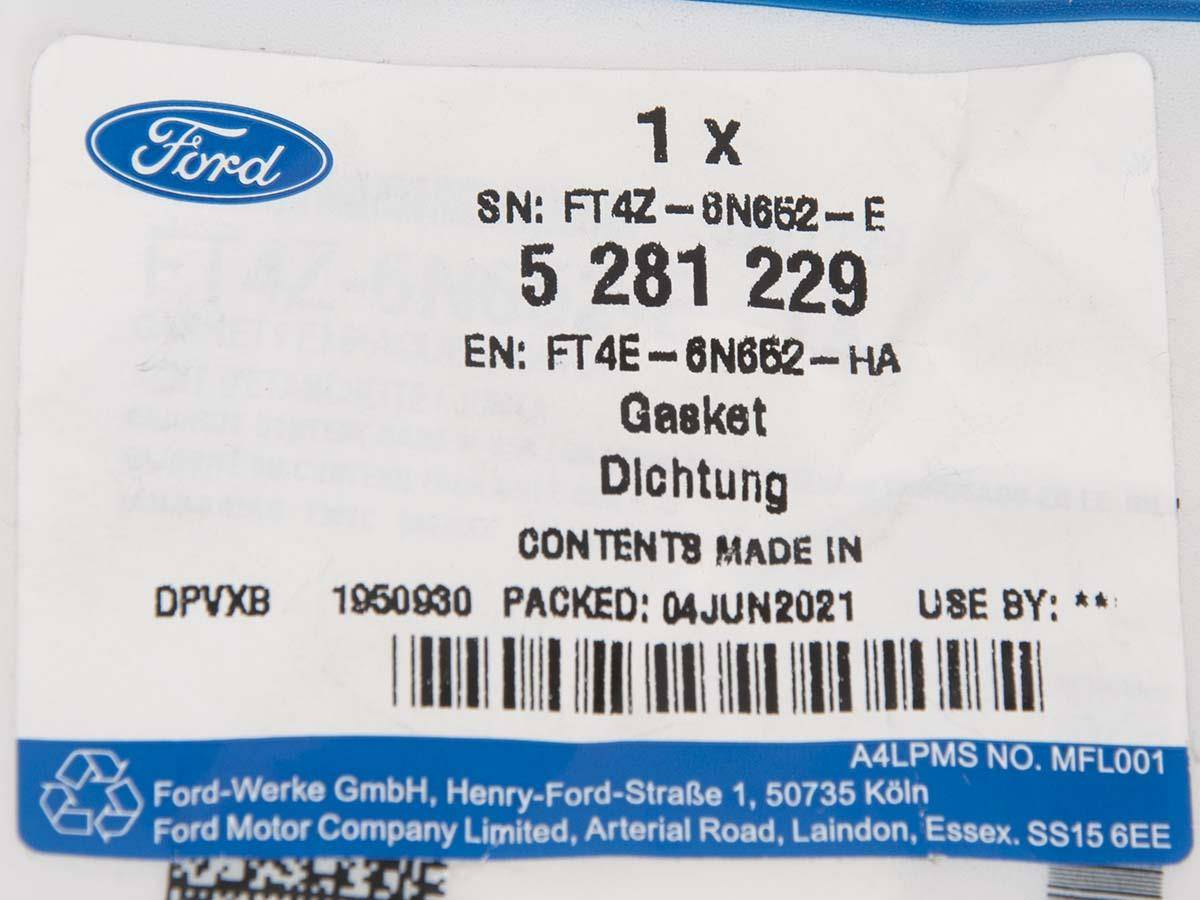 ORING TURBOSPRĘŻARKI 20MM KUGA FOCUS EXPLORER _ 5281229 _ FT4E-6N652-HA ...