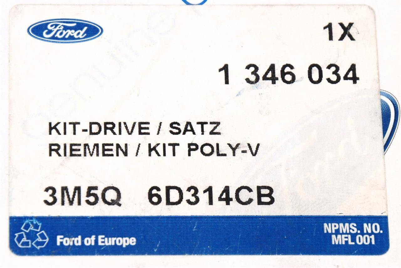 PASEK KLINOWY 1.8 2.0 DURATEC 16V C-MAX FOCUS _ 1346034 _ 3M5Q-6D314-CB ...