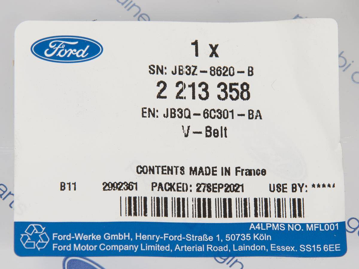 PASEK POMPY WSPOMAGANIA RANGER 19- 22- _ 2696765 _ JB3Q-6C301-BA _ GTU ...