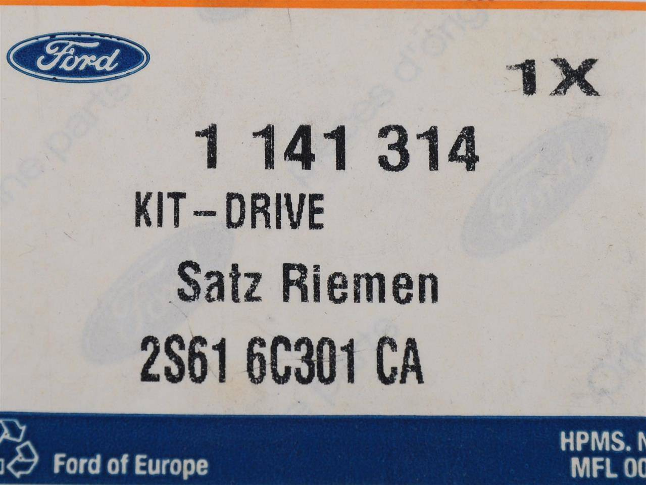 PASEK WIELOROWKOWY 1.4 TDCI FIESTA /FUSION 2001- 2012 _ 1141314 _ 2S61 ...