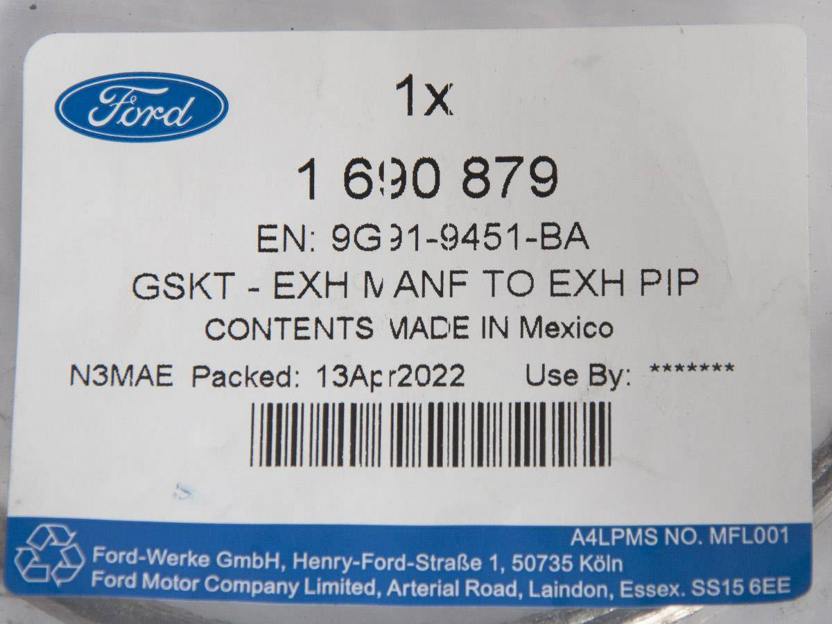 PIERŚCIEŃ USZCZELNIAJĄCY WYDECH 2.0 EB MONDEO 10- _ 1690879 _ 9G91-9451 ...