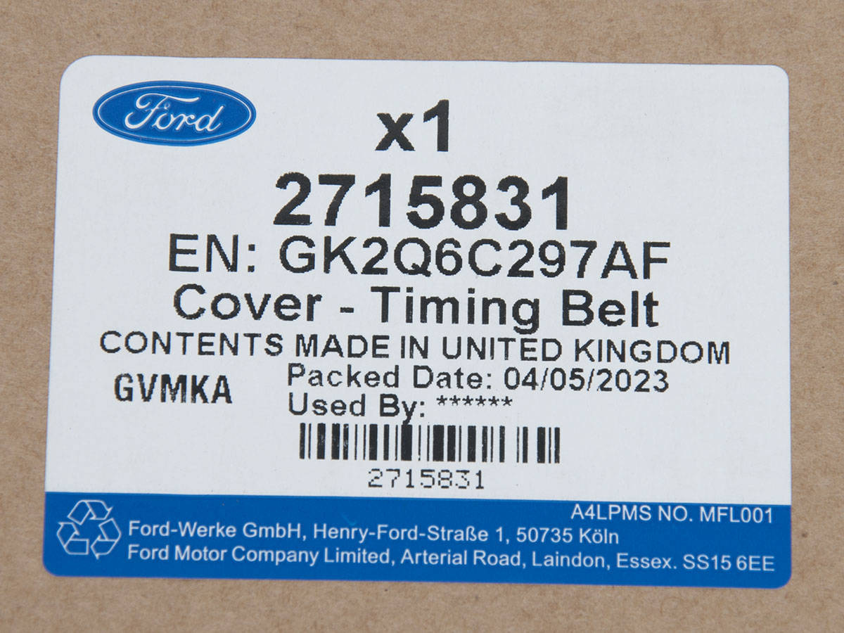 POKRYWA ROZRZĄDU TRANSIT 16-17 CUSTOM 16-17 _ 2715831 _ GK2Q-6C297-AF ...