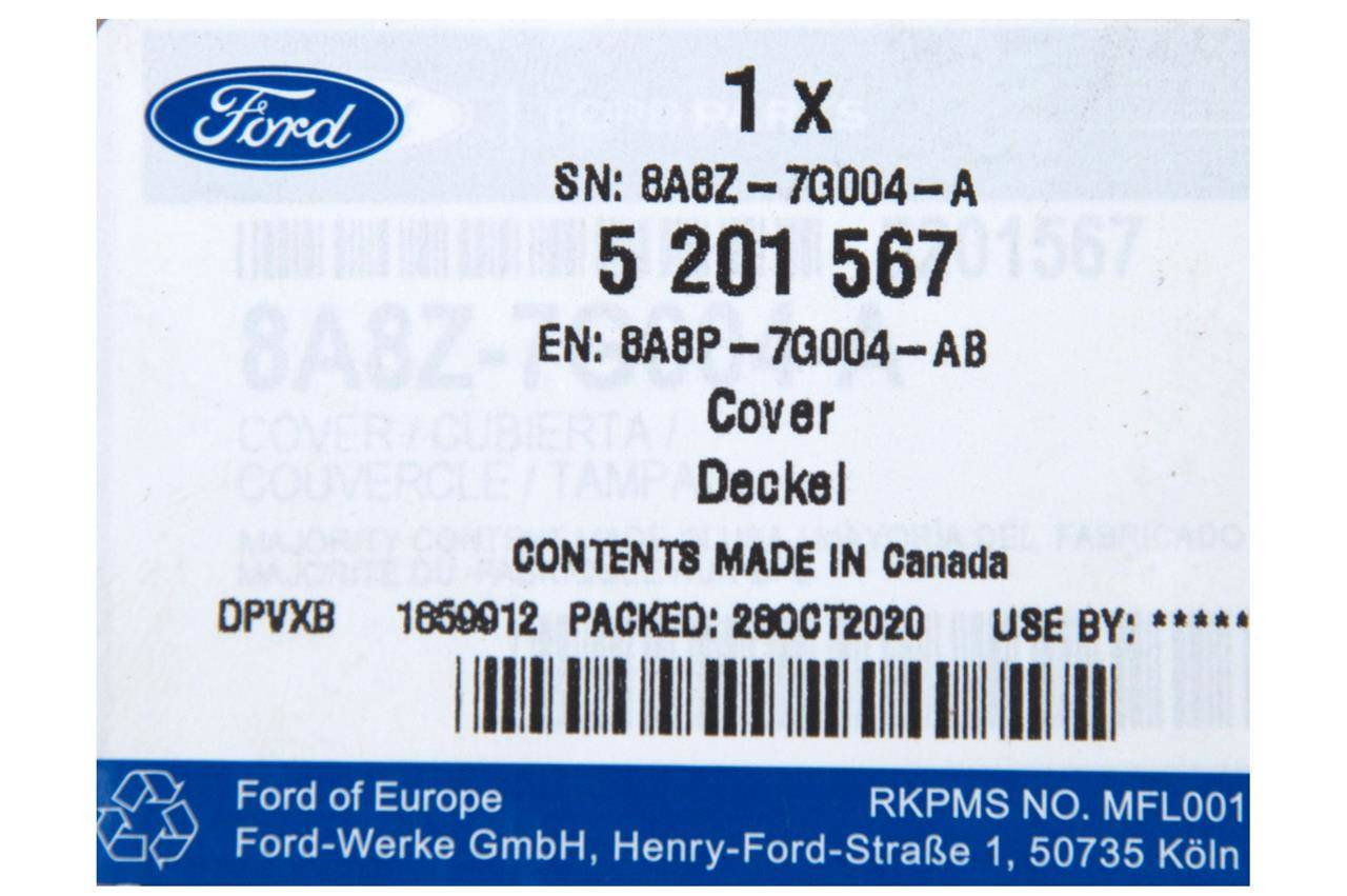 POKRYWA SKRZYNI BIEGÓW 6F55 EDGE 15- USA TRANSIT _ 5201567 _ 8A8P-7G004 ...