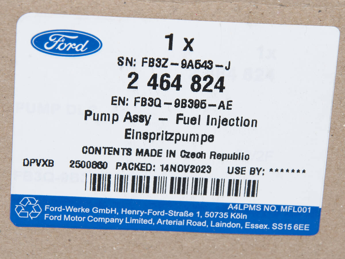 POMPA WTRYSKOWA PALIWA RANGER 16- 3.2 DURATORQ _ 2464824 _ FB3Q-9B395 ...