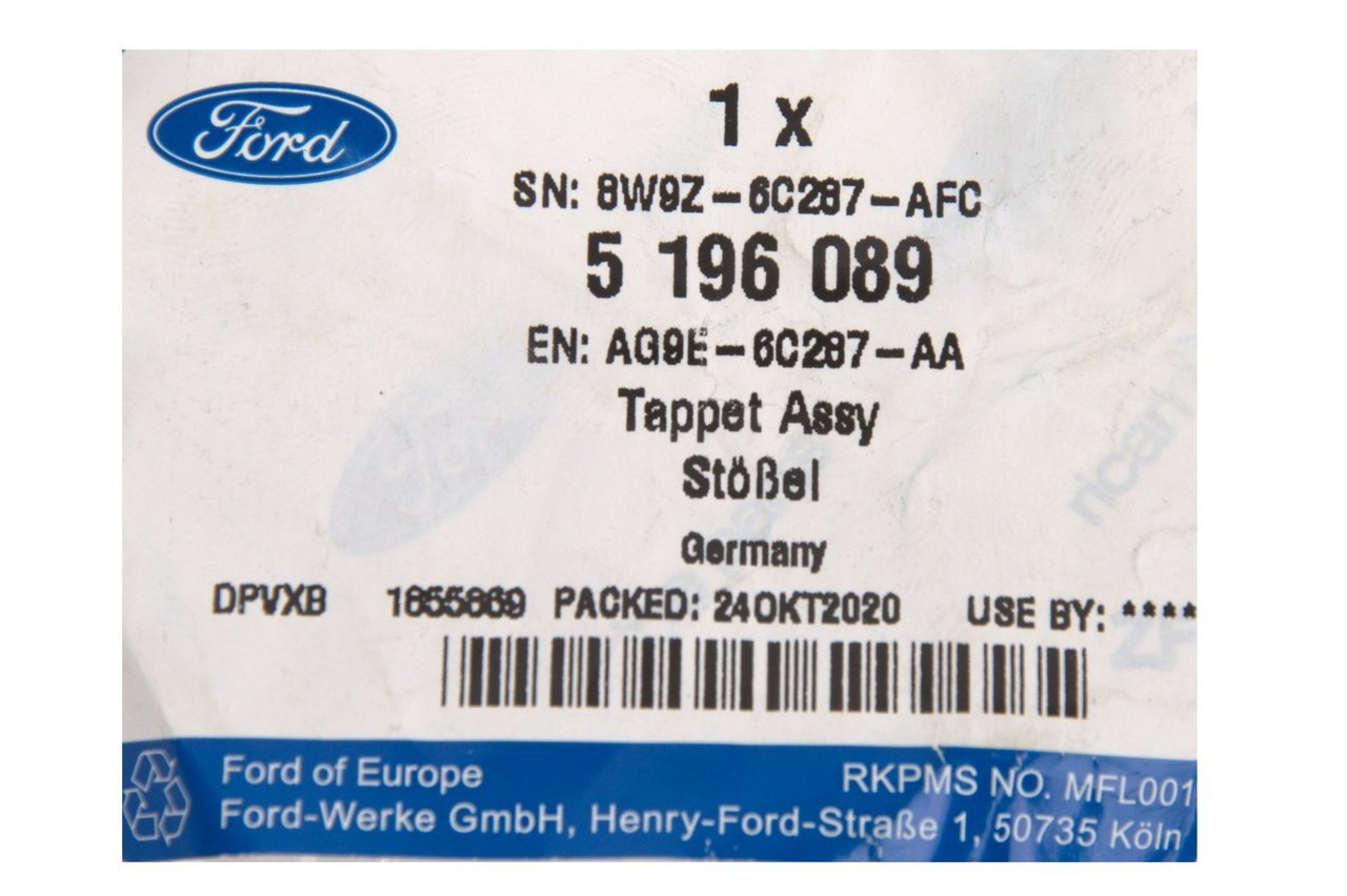 POPYCHACZ POMPY PALIWA 1.0 1.5 1.6 2.0 EB FORD OE _ 5196089 _ AG9E ...