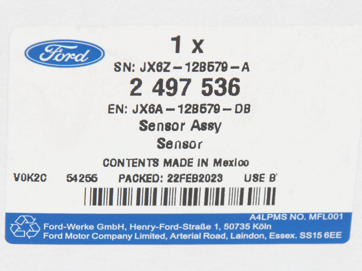 PRZEPŁYWOMIERZ POWIETRZA EDGE 18- 2,0 TDCI ECOBLUE _ 2497536 _ JX6A ...