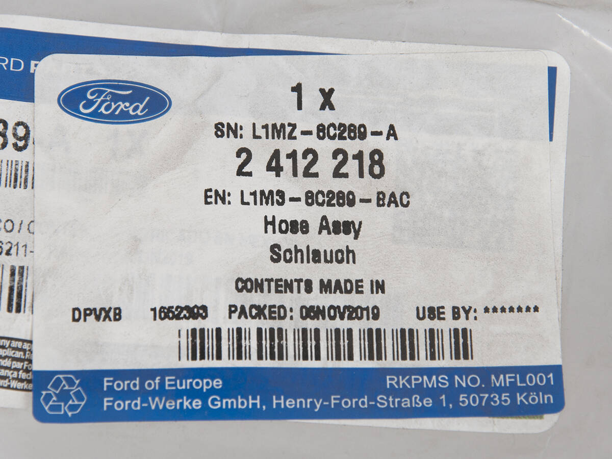 PRZEWÓD ELASTYCZNY UKŁADU | | Ford Original Parts