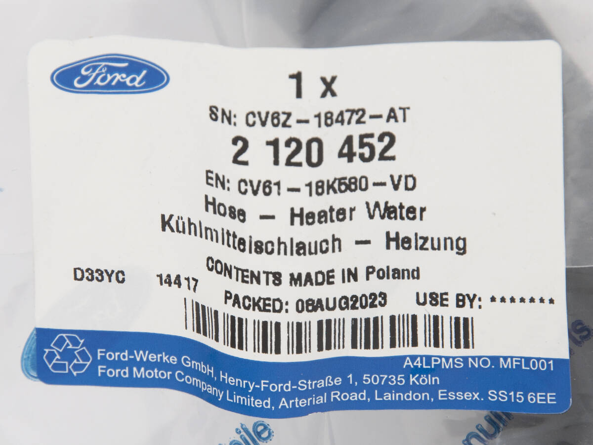 PRZEWÓD NAGRZEWNICAY C-MAX 12- FOCUS 11- 14- FOX _ 2120452 _ CV61 ...