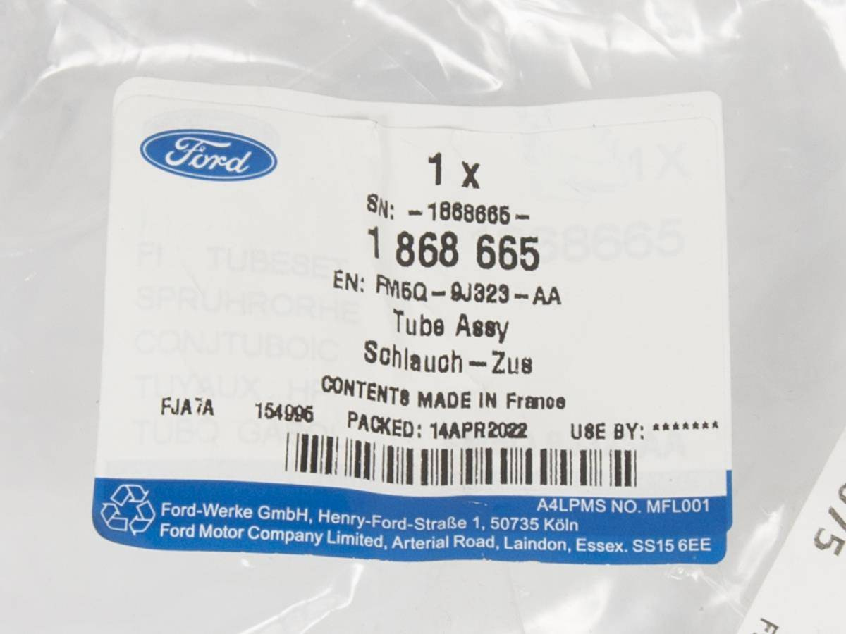 PRZEWÓD PALIWA WYSOKIEGO CIŚNIENIA 1.5 SOHC DIESEL_ 1868665 _ FM5Q ...