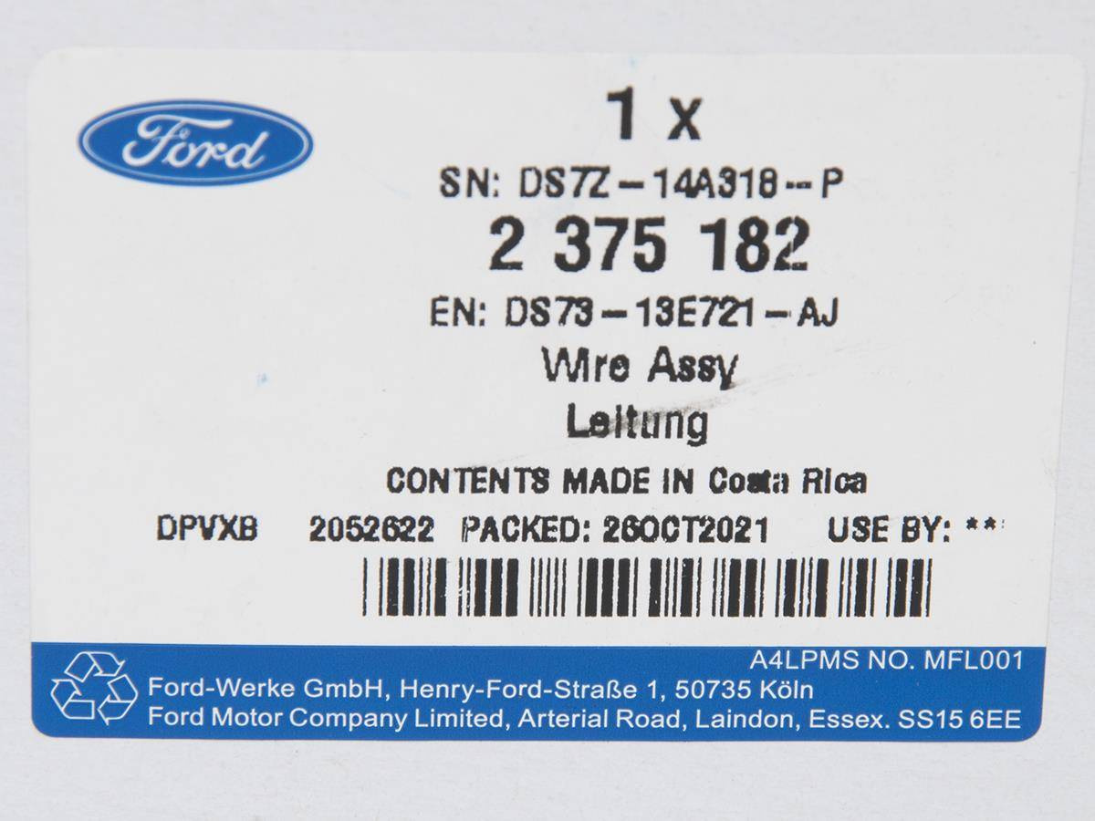 PRZEWÓD PRAWY OSWIETLENIA WNEKI NA NOGI MONDEO 2014- _ 2375182 _ DS73 ...