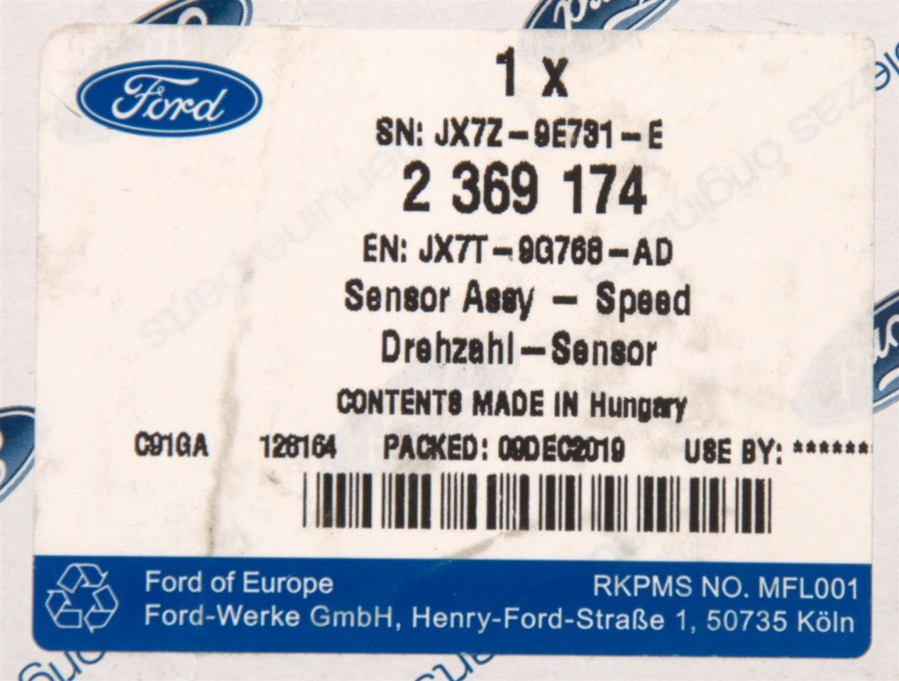 RADAR FORD WIELE MODELI EDGE FOCUS S-MAX GALAXY _ 2369174 _ JX7T-9G768 ...