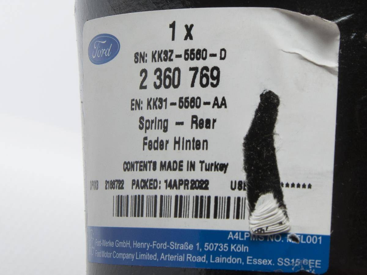 RESOR TYLNY FORD TRANSIT 19- _ 2360769 _ KK31-5560-AA | 2019 \ TRANSIT ...