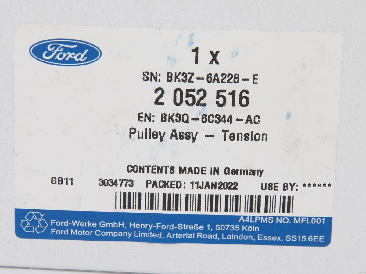 ROLKA PROWADZĄCA PASEK KLINOWY TRANSIT 16- / 2.2 DURATORQ TC _ 2052516 ...