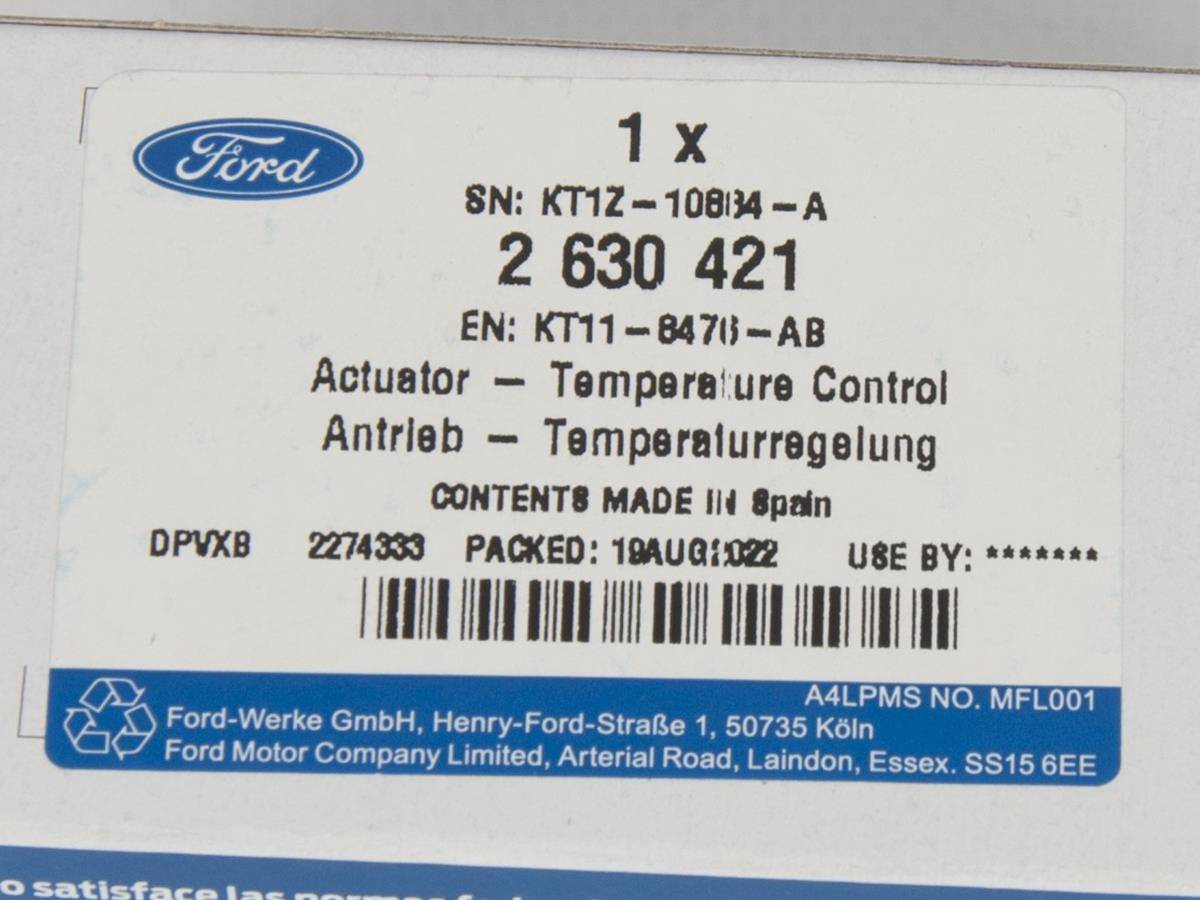 SILNICZEK ŻALUZJI CONNECT 18- 1,0 EB 1,5 TDCI _ 2700786 _ KT11-8476-AB ...