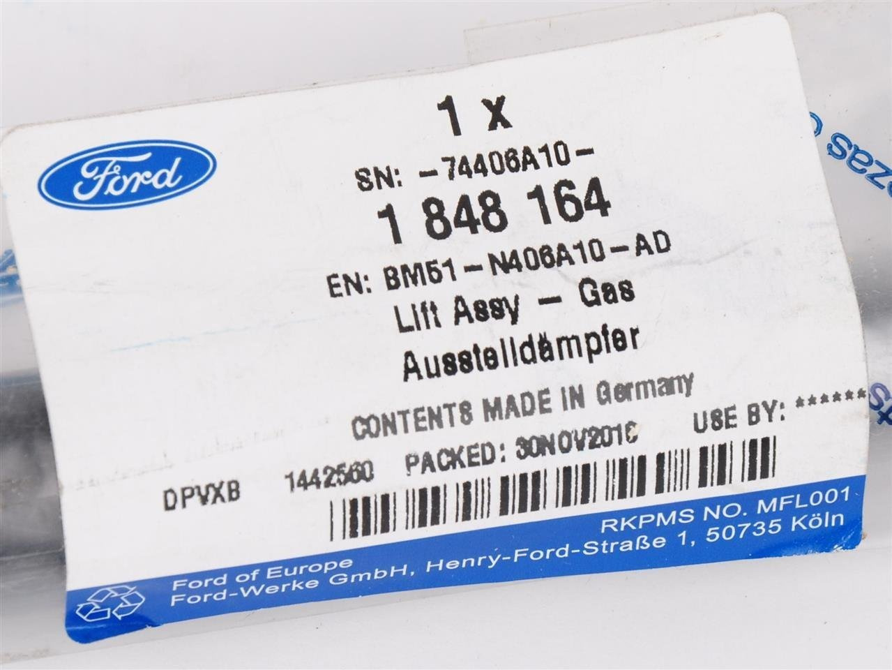 SIŁOWNIK KLAPY TYŁ FOCUS 2011- 2014- KOMBI _ 1848164 _ BM51-N406A10-AD ...