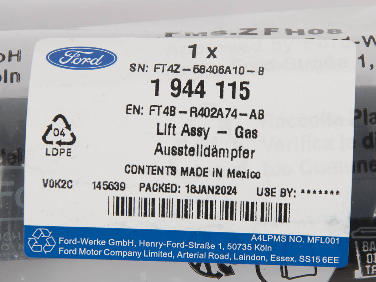 SIŁOWNIK KLAPY TYLNEJ EDGE 15-18 _ 1944115 _ FT4B-R402A74-AB _ FT4Z ...