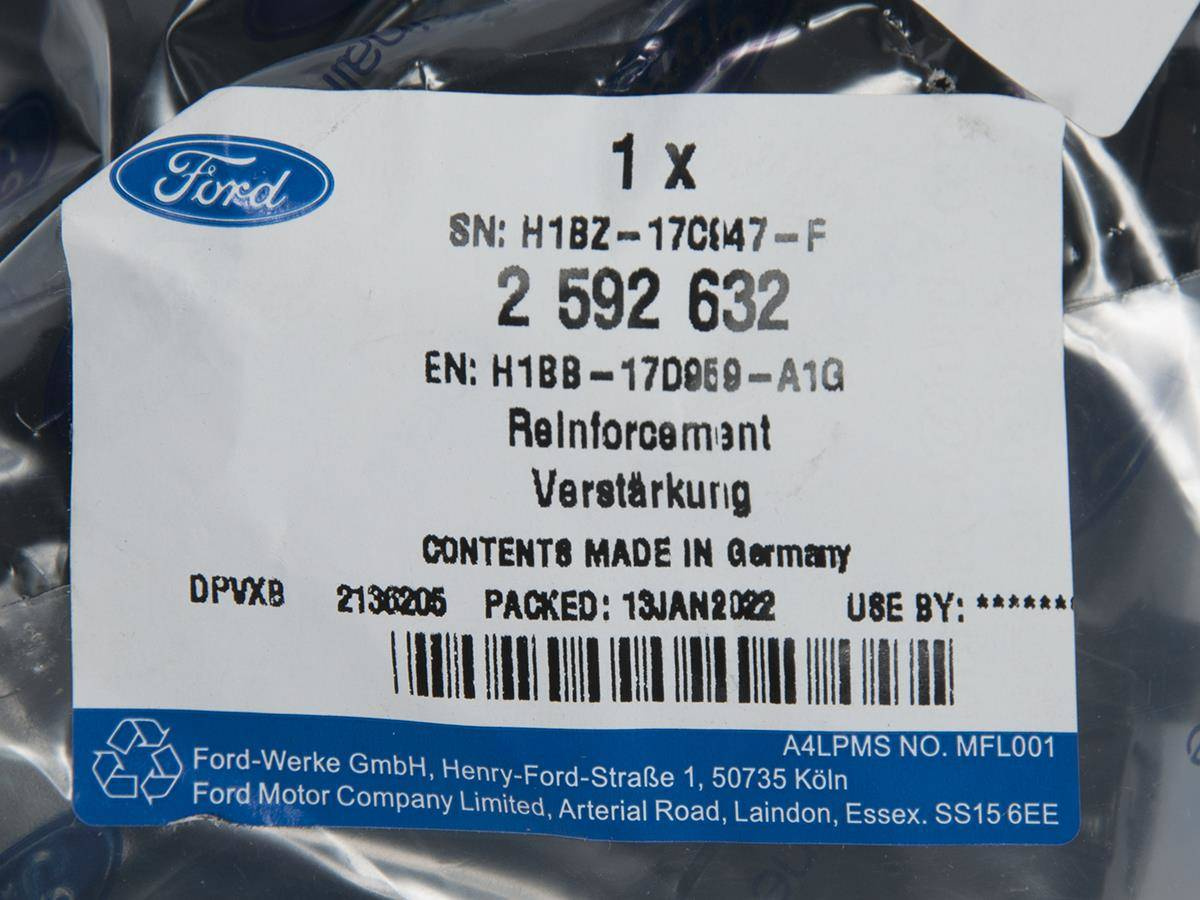 ŚLIZG ZDERZAKA LEWY PRZÓD FIESTA 17- _ 2592632 _ H1BB-17D959-A1G | 2021 ...