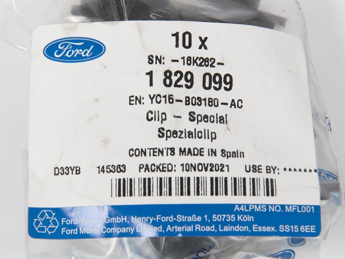 SPINKA LISTWY PRZYSZYBOWEJ TRANSIT 00- 06- _ 1829099 _ YC15-B03180-AC ...