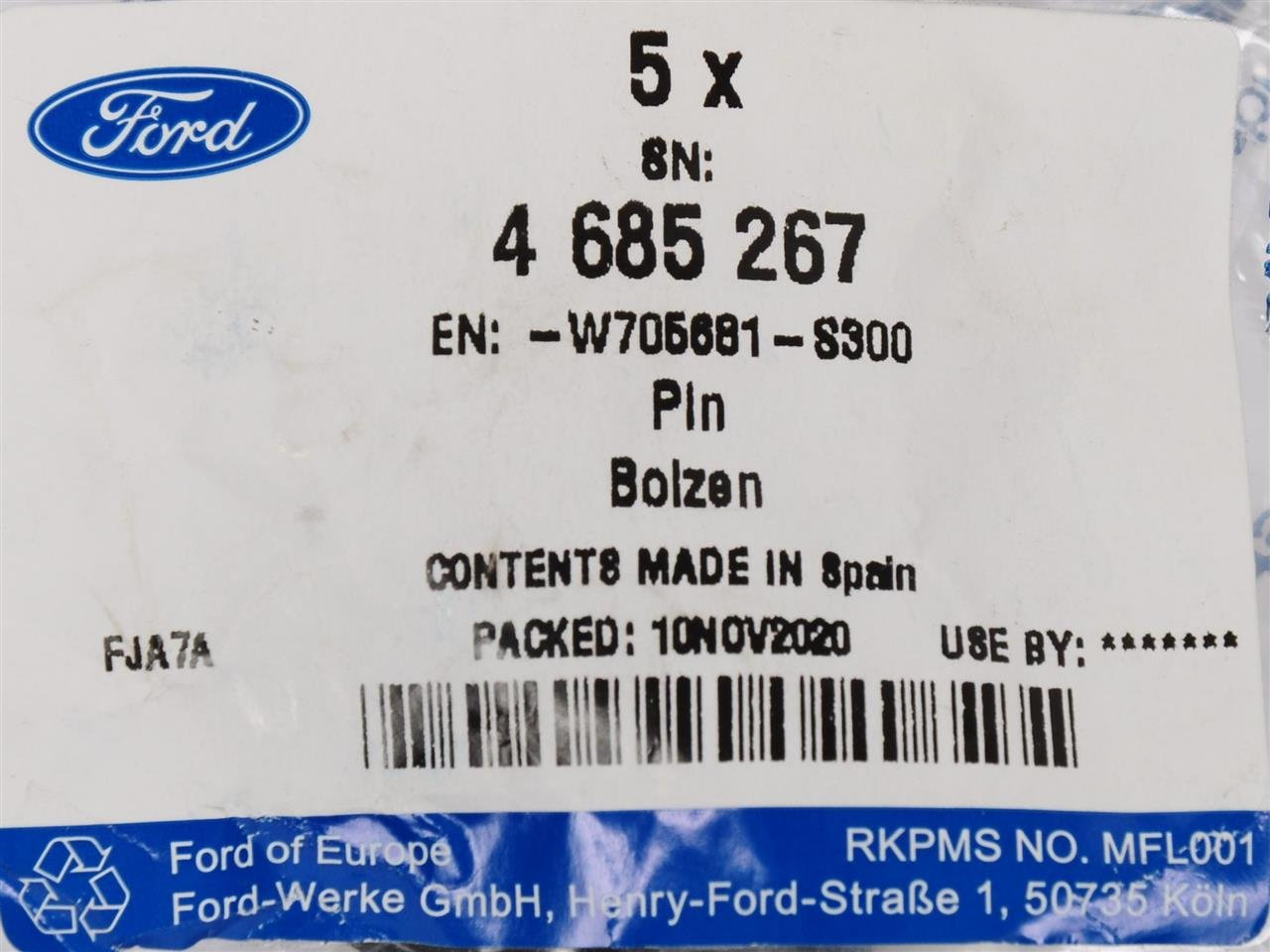 SPINKI 9,0 X 19,5 KUGA 12- 16- 20- TRANSIT 14- 19- _ 4685267 _ W705681 ...