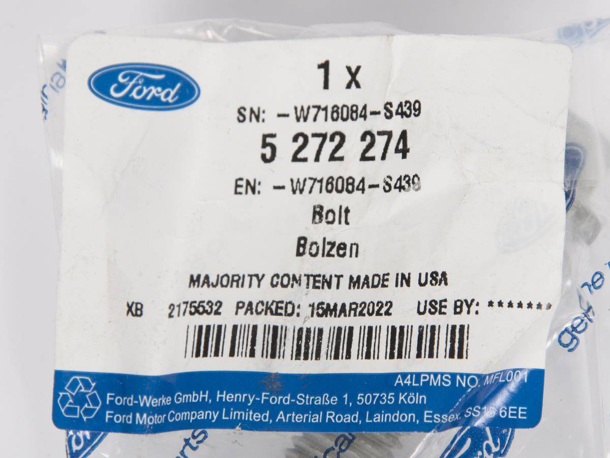 ŚRUBA 12 X 70 MM PIASTY TYŁ TRANSIT 14- 19- _ 5272274 _ W716084-S439 ...